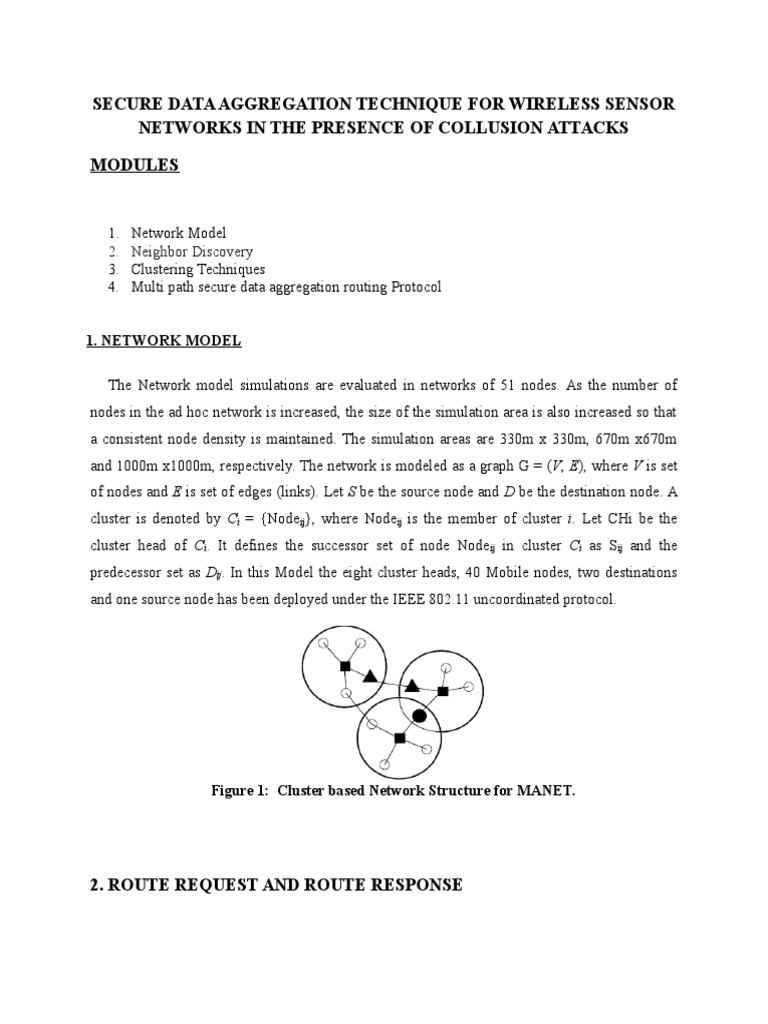 Secure Data Aggregation Technique For Wireless Sensor Networks in The Presence of Collusion ...