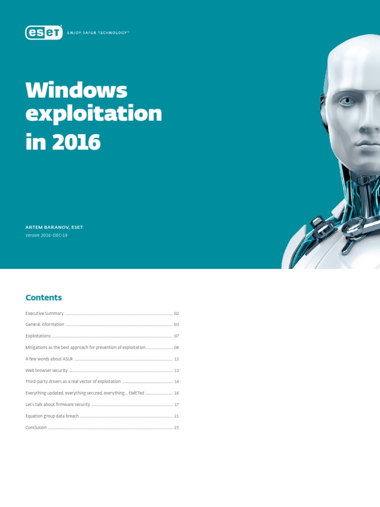 ESET Windows Exploit | PDF | Microsoft Windows | Firefox