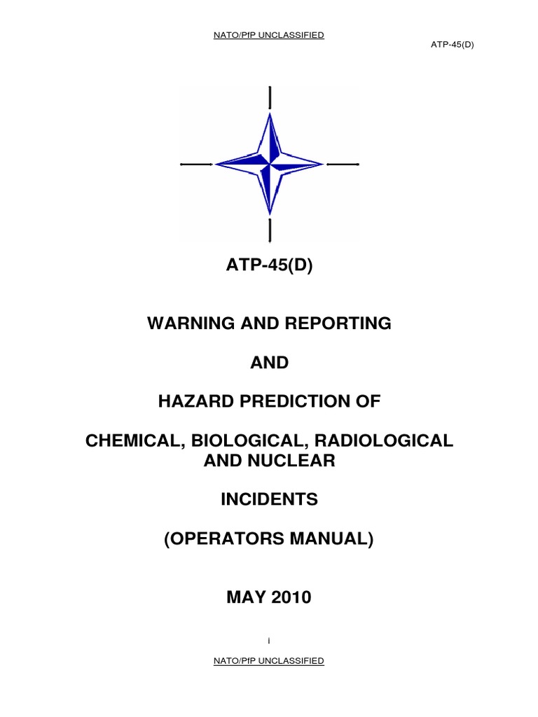 ATP-45 - Writing and Reporting and Hazard Prediction of Chemical ...