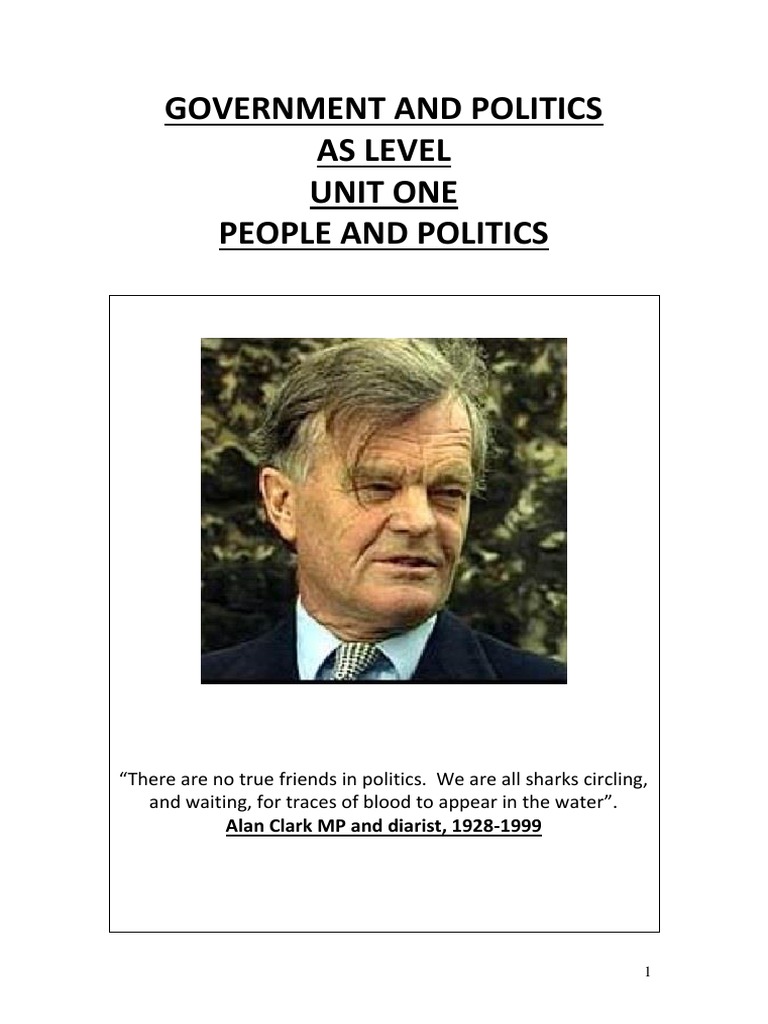 Politics AS Level Revision | PDF | Democracy | Political Ideologies