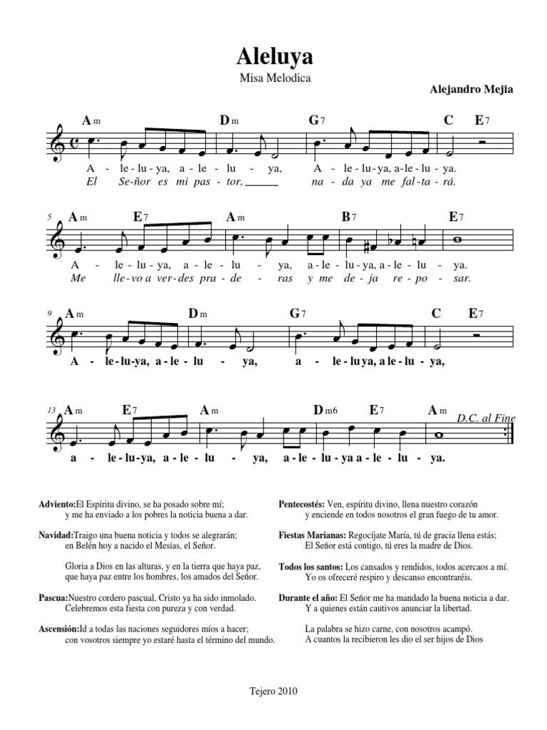 Aleluya Melodica Mejia