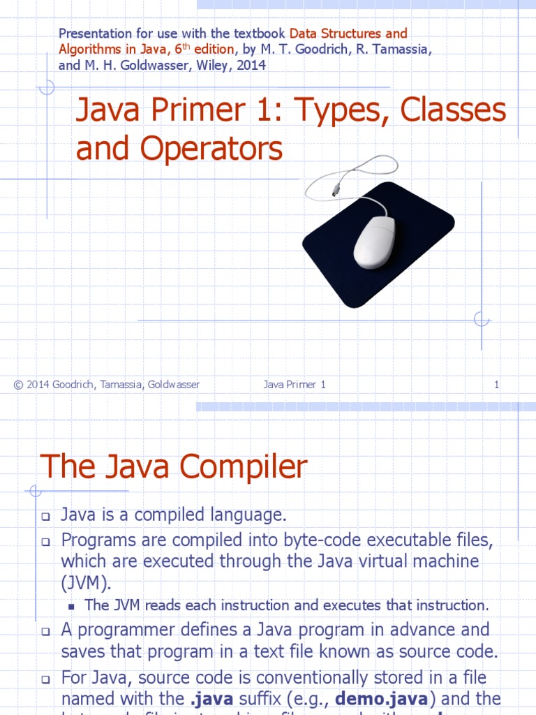 Java Primer 1: Types, Classes and Operators | PDF | Method (Computer ...