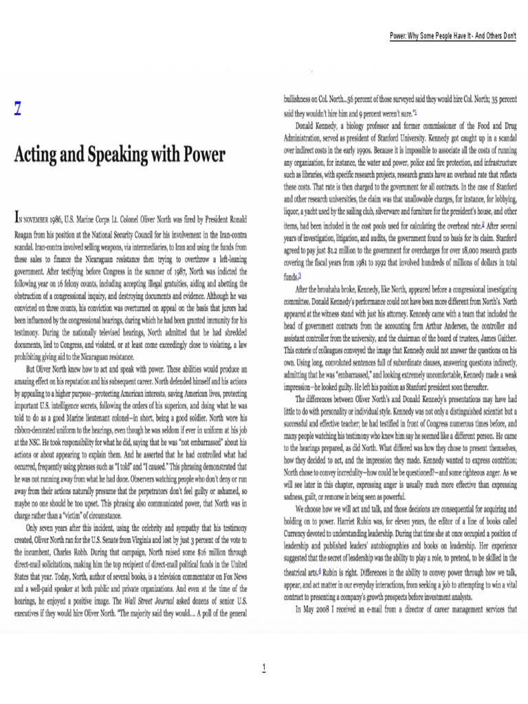 Power - Chapter 7 | PDF