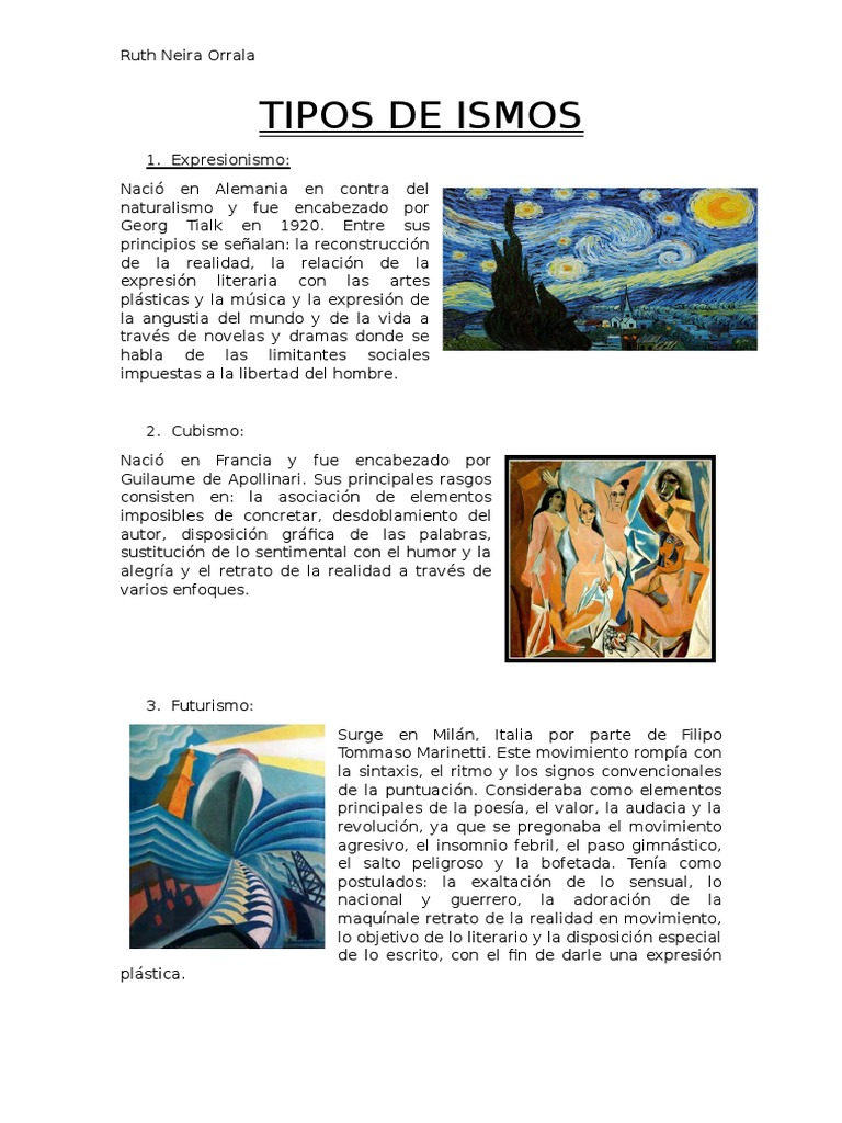 ISMOS | PDF | Vanguardia | Crítica de arte