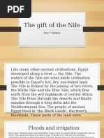 Ancient Egypt The Gift of The Nile | PDF | Nile | Ancient Egypt