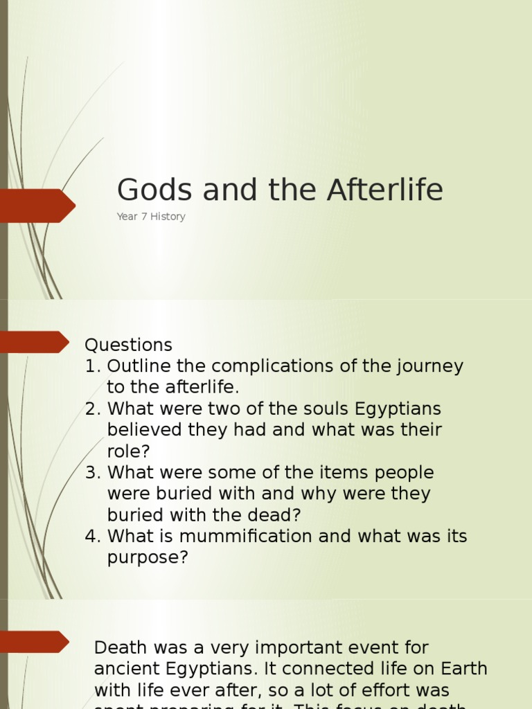 Gods and The Afterlife 2 | PDF | Ancient Egyptian Religion | Osiris