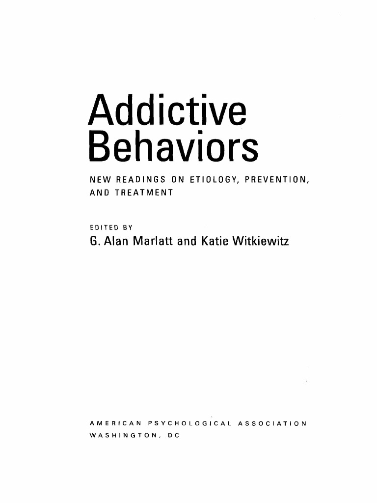 Addiction Book PDF | PDF