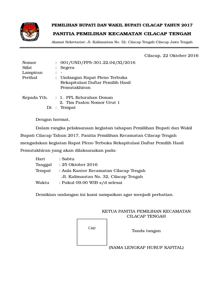 3 Contoh Surat Pps | PDF | Ilmu Sosial
