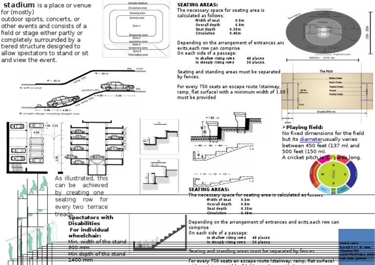 Stadium Seating Design Guidelines | PDF