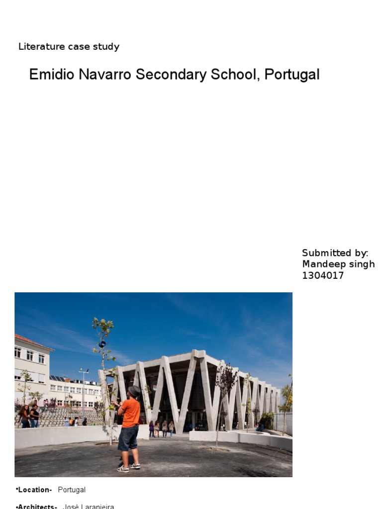 Emidio Navarro Secondary School Case Study | PDF | Art