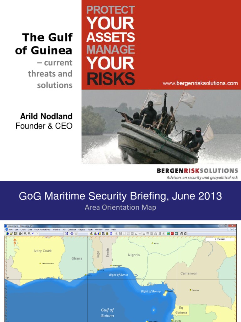 GoG Martime Security Briefing Jun 2013 | PDF | Piracy | Maritime History