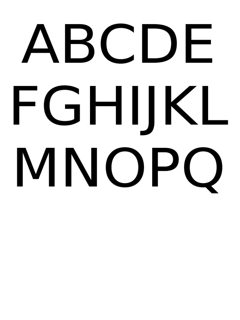 Abcde Fghijkl Mnopq | PDF