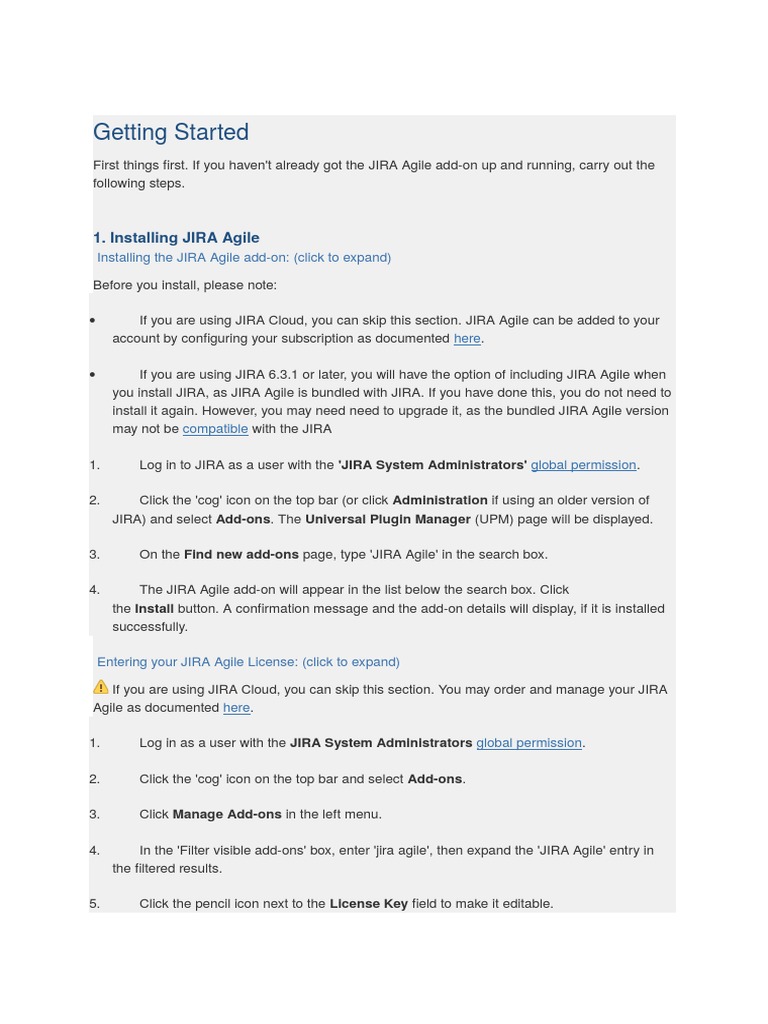 Getting Started With JIRA | PDF | Scrum (Software Development) | Agile Software Development