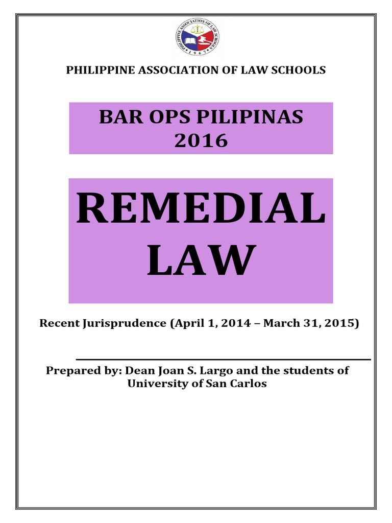 Recentjuris Rem Final | PDF | Service Of Process | Lawsuit