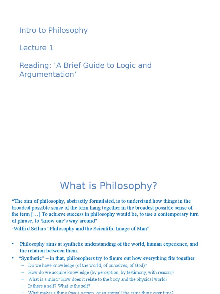 Philosophy Basics for Beginners | PDF | Validity | Argument
