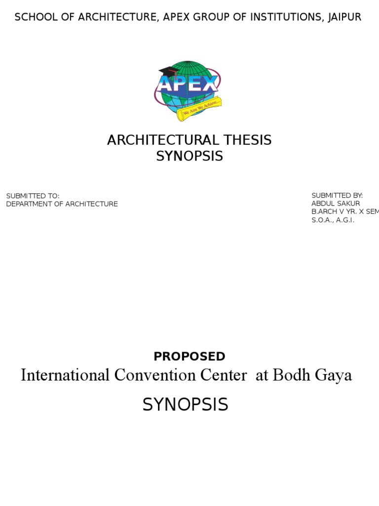 International Convention Center Thesis | PDF