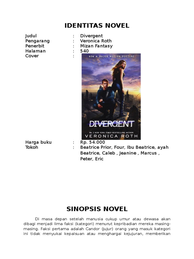 Resensi Divergent | PDF | Ilmu Sosial | Fiksi Misteri, Thriller, & Kejahatan