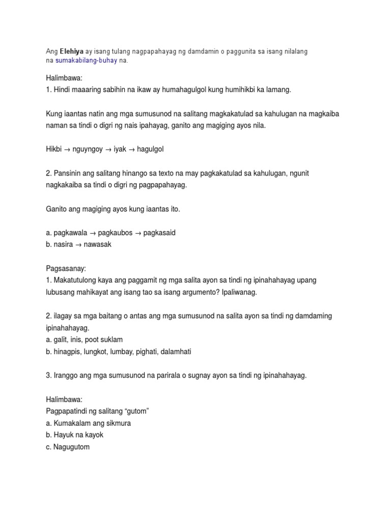 Aralin 3.3 Fil g9 | PDF