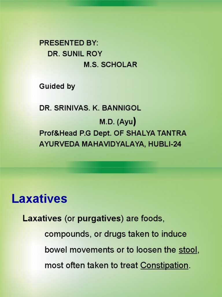 Laxatives | PDF | Constipation | Gastroenterology