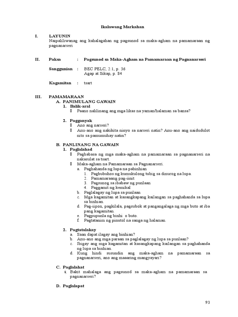 2nd Grading Period Epp Detailed | PDF