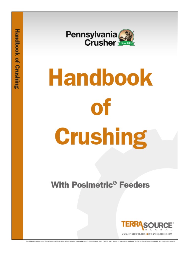 Handbook of Crushing | PDF | Industries | Materials