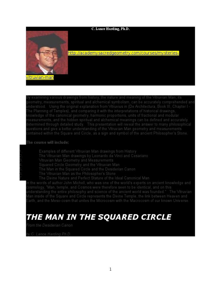 The Man in The Squared Circle | PDF | Religion And Belief