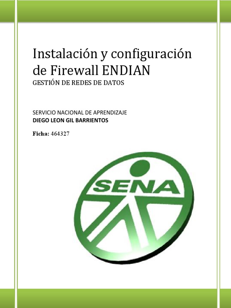 Instalación y Configuración de Firewall ENDIAN PDF | PDF | Protocolo de ...