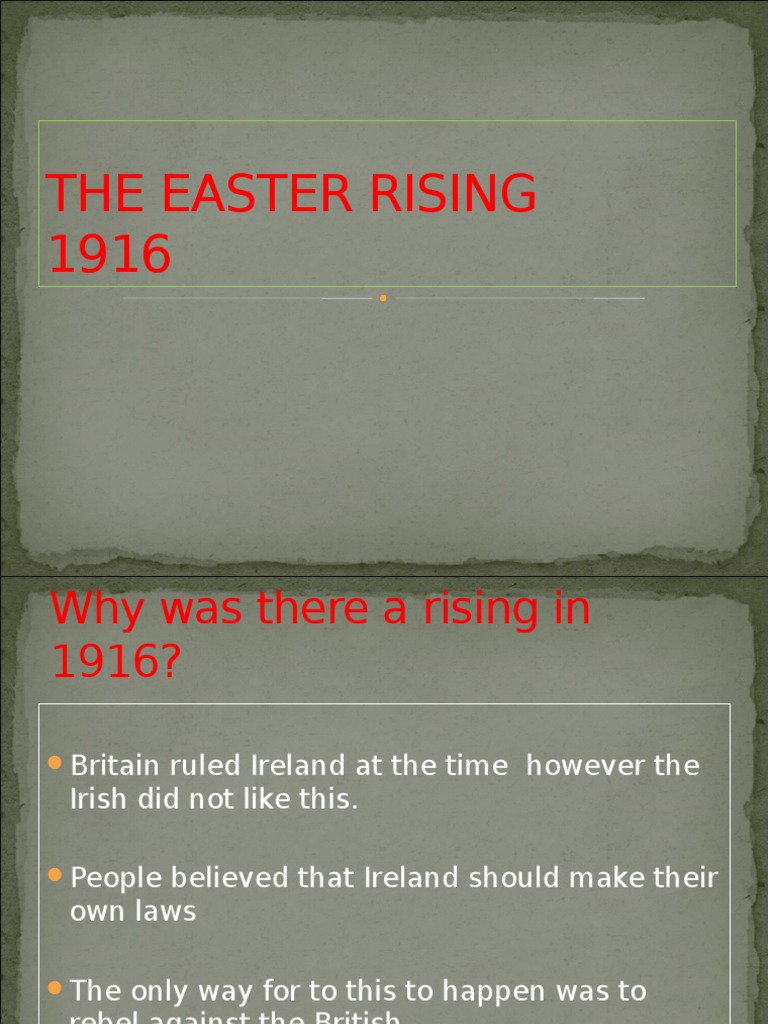 Easster 1916 | PDF | Easter Rising | Resistance To The British Empire