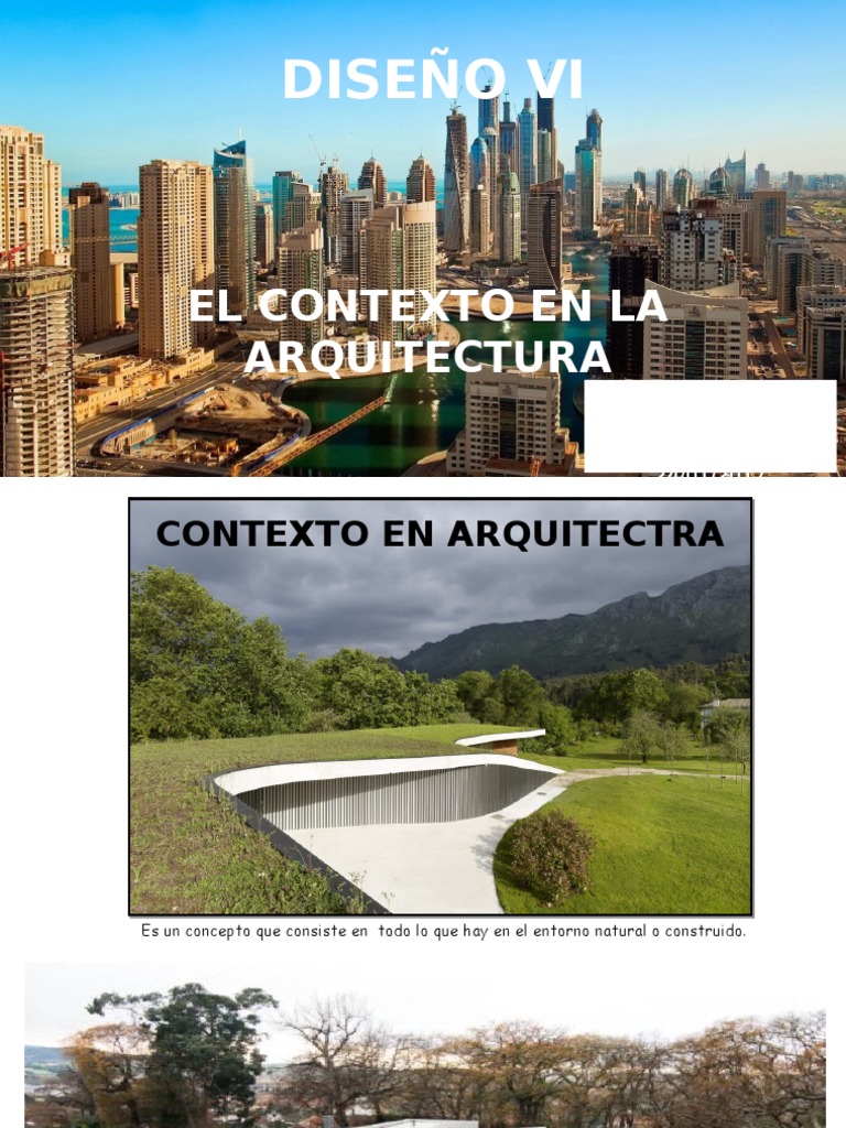 El Contexto en La Arquitectura | PDF | Calle | Naturaleza