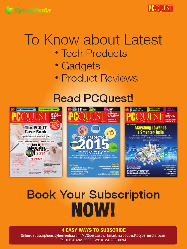 To Know About Latest: Read Pcquest! | PDF