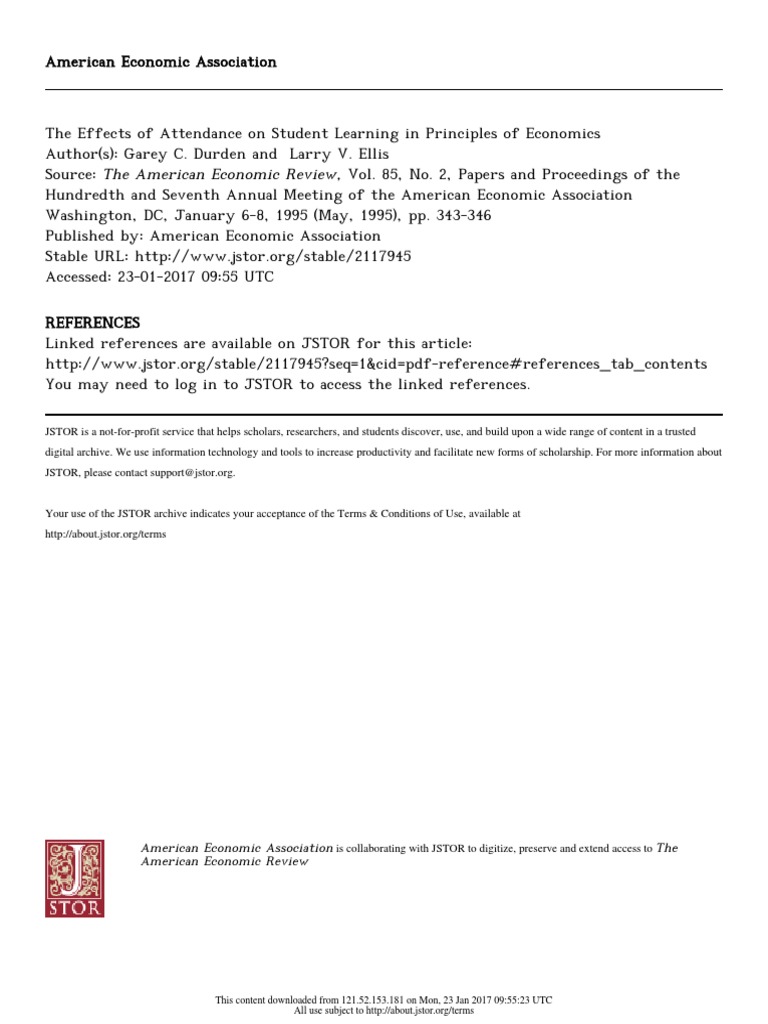 American Economic Association The American Economic Review | Download ...