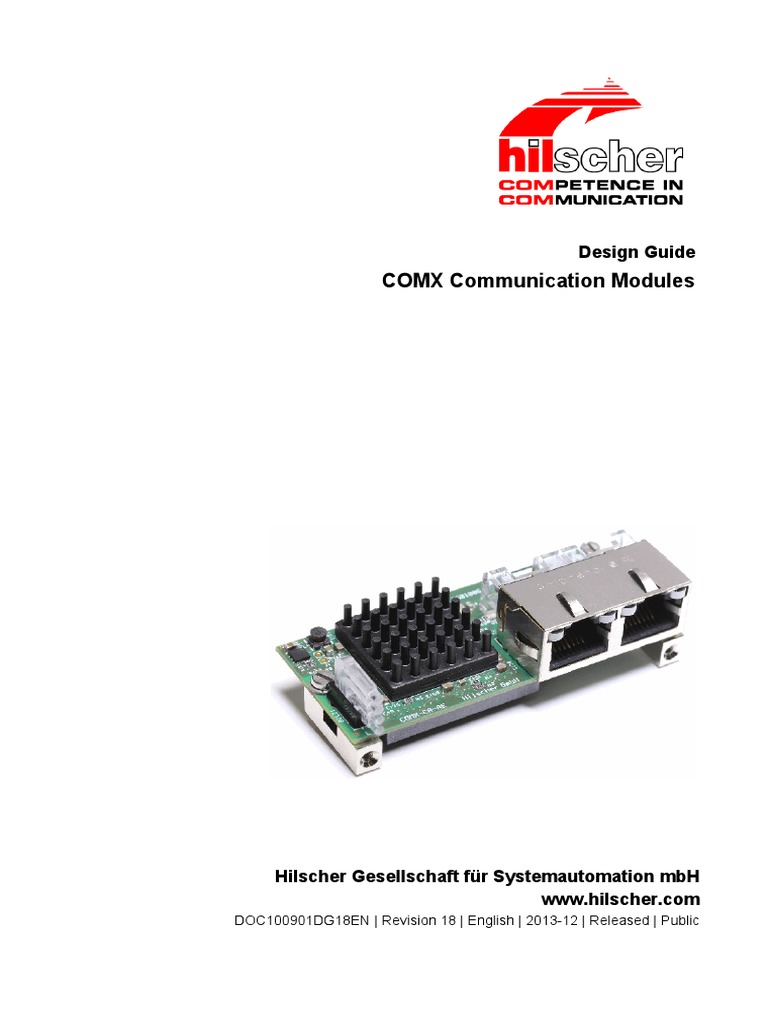COMX Communication Module Design Guide DG 18 en | PDF | Electrical ...