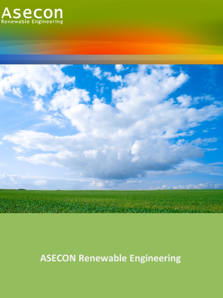 Asecon Renewable Engineering | PDF | Energía renovable | Ingeniería