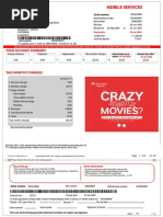 MobileBill Airtel Format | PDF | Invoice | Cheque