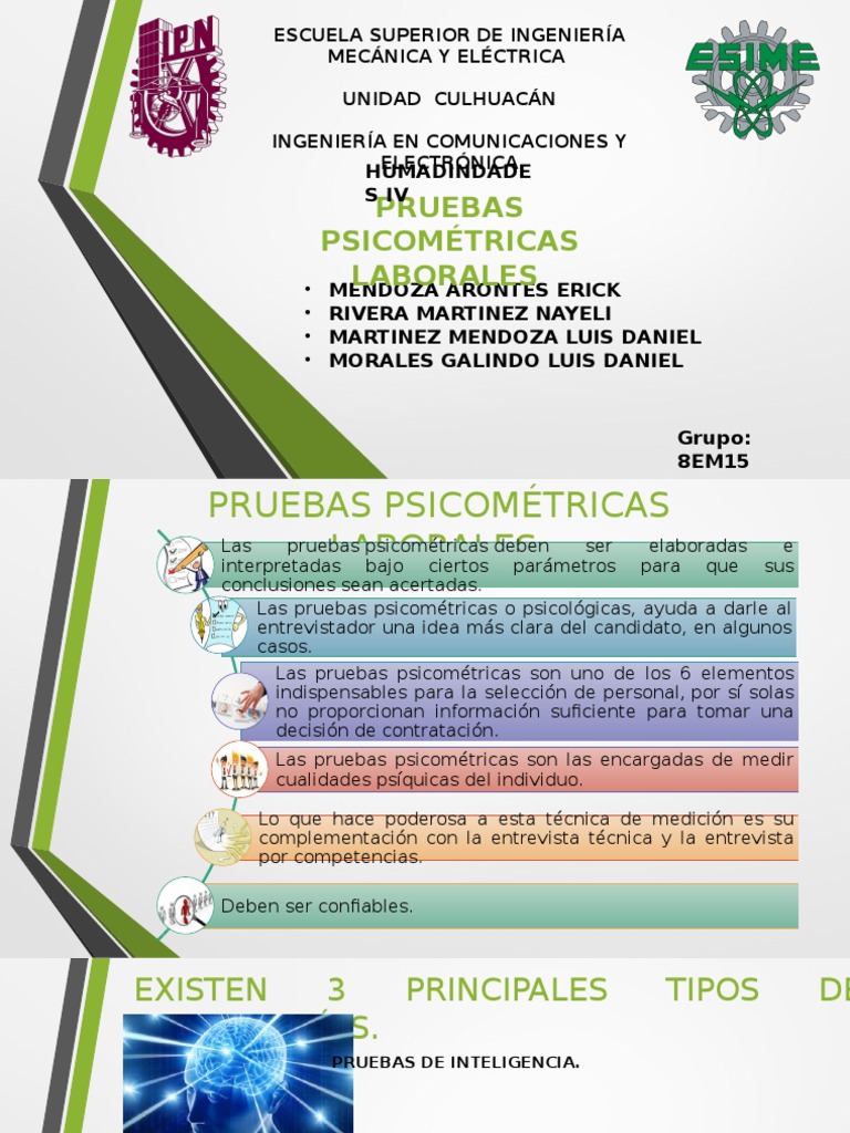 Pruebas de Personalidad 2.0 | PDF | Sicología | Conceptos psicologicos