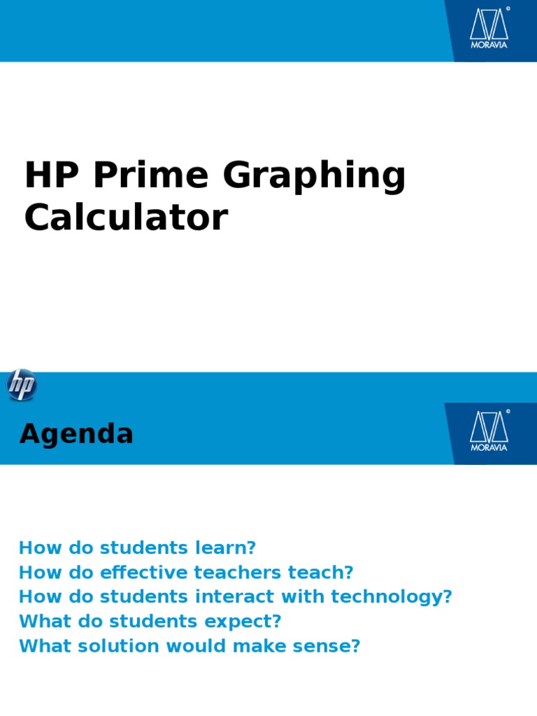 HP Prime Presentation With Demo Part | PDF | Calculator | Computing