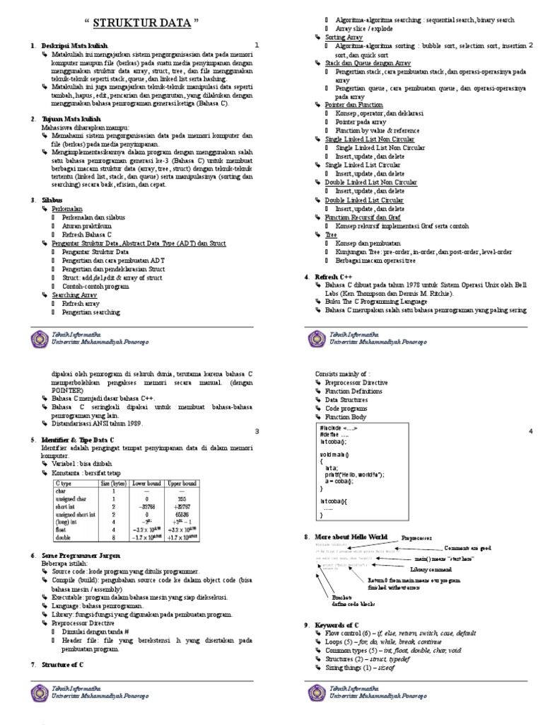 Materi StrukDat Cah Ponorogo | PDF