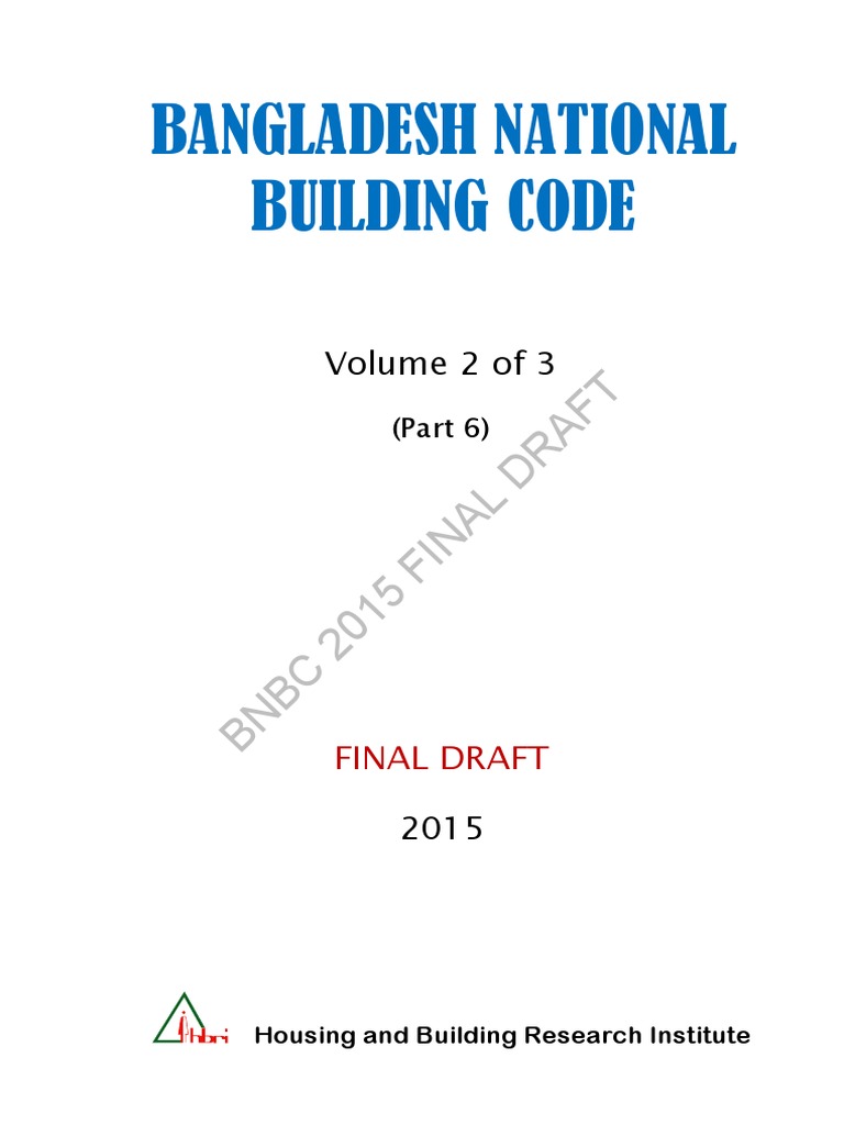 Bangladesh National Building Code-2015 Vol - 2 - 3 (Draft) | PDF ...