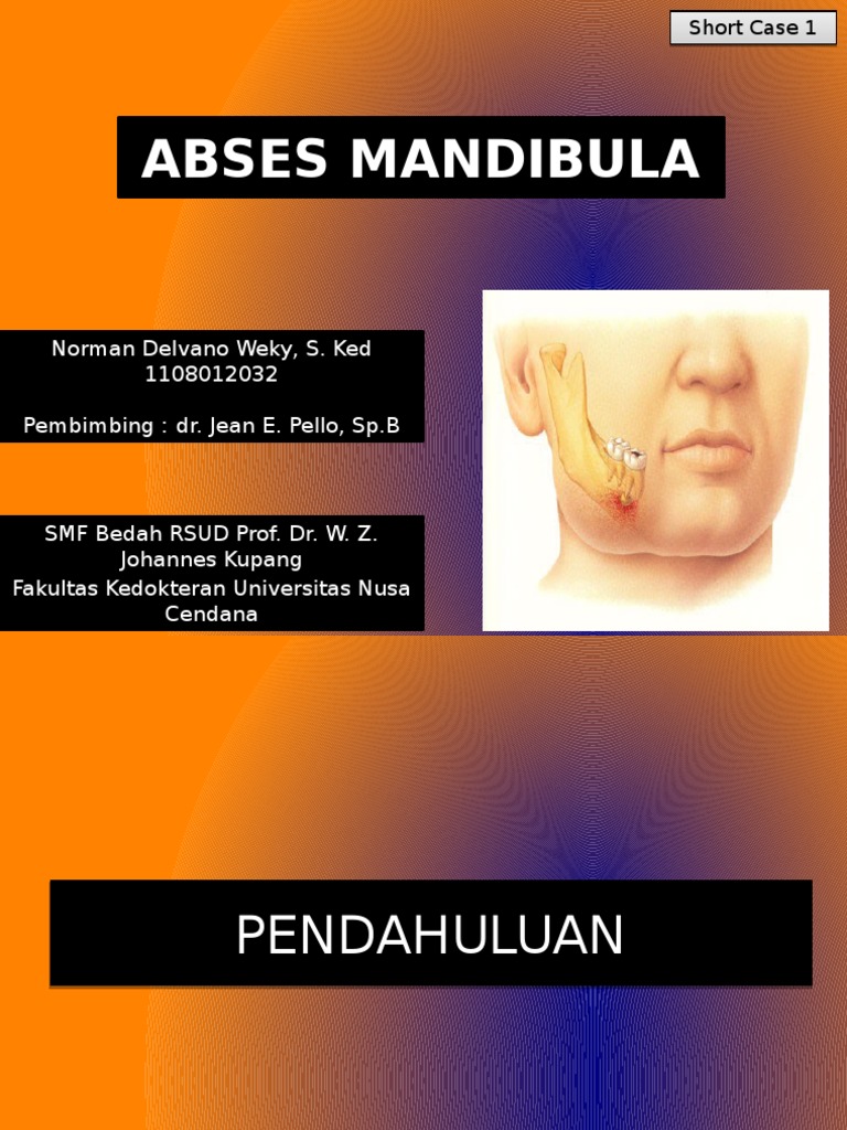 Abses Mandibular | PDF