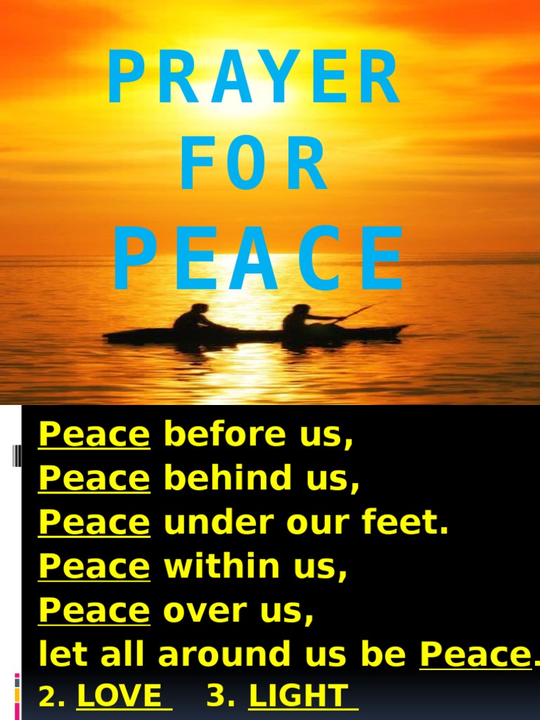 Prayer for Peace and Unity | PDF | Self-Improvement | Religion ...