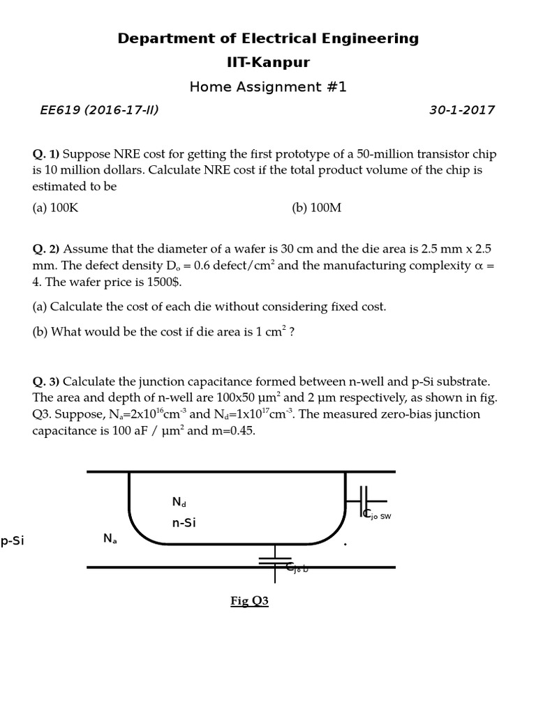 EE619 Home Assignment 1 | PDF