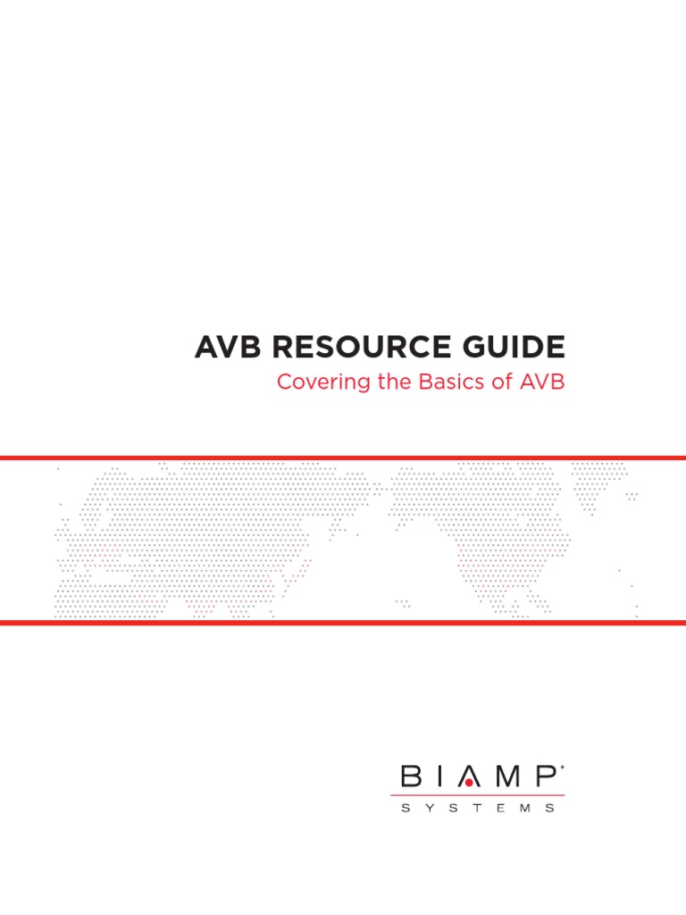 Biamp Avb Reference Guide Apr14-1 | PDF | Network Switch | Computer ...
