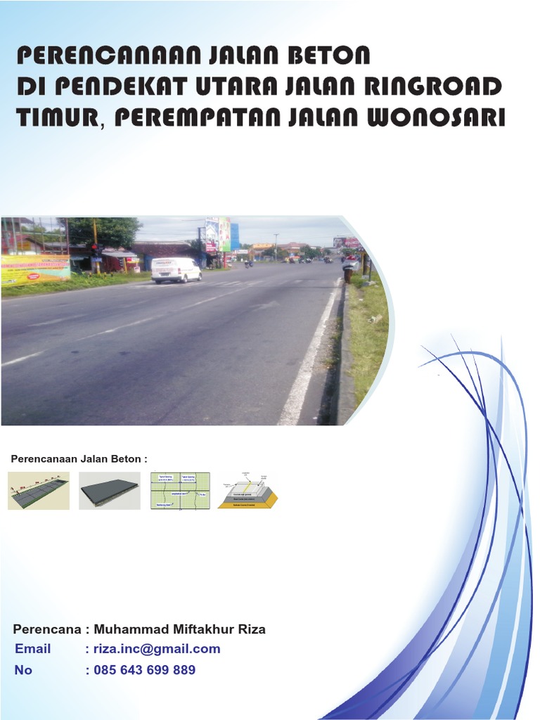 Laporan Struktur Jalan Beton PDF | PDF | Sains & Matematika
