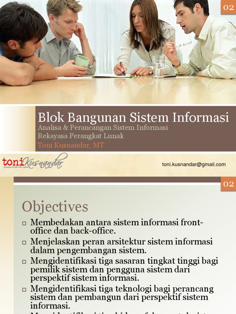 02-APSI-Blok Bangunan Sistem Informasi | PDF