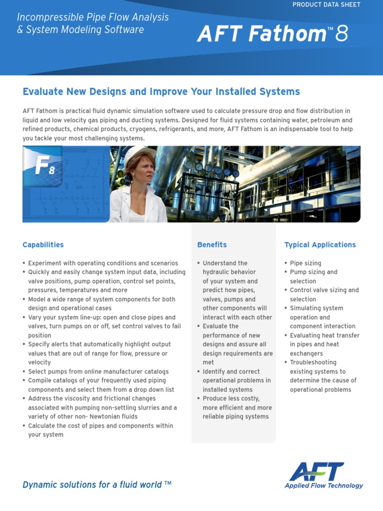 AFT Fathom +8 | Download Free PDF | Pump | Fluid Dynamics
