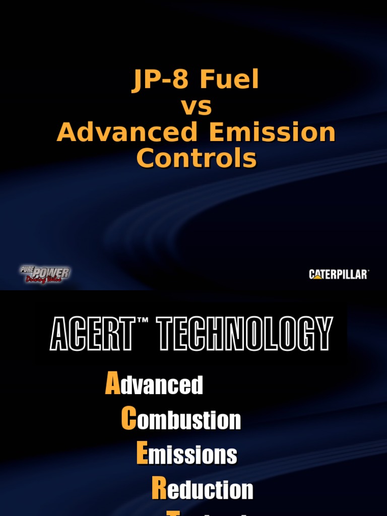 JP-8 Fuel Vs Advanced Emission Controls | PDF