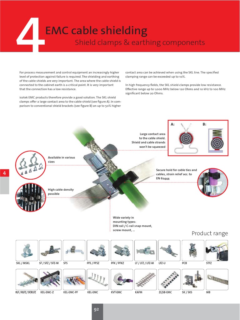 Clamp EMC 29 | PDF | Cable | Screw