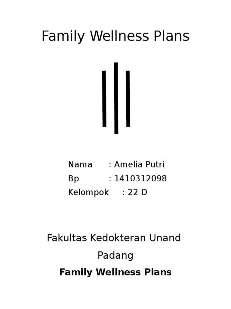 Rencana Kesehatan Keluarga Terintegrasi | PDF | Gaya Hidup