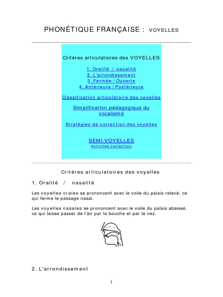 PHONÉTIQUE FRANÇAISE.pdf | Voyelle | Communication orale