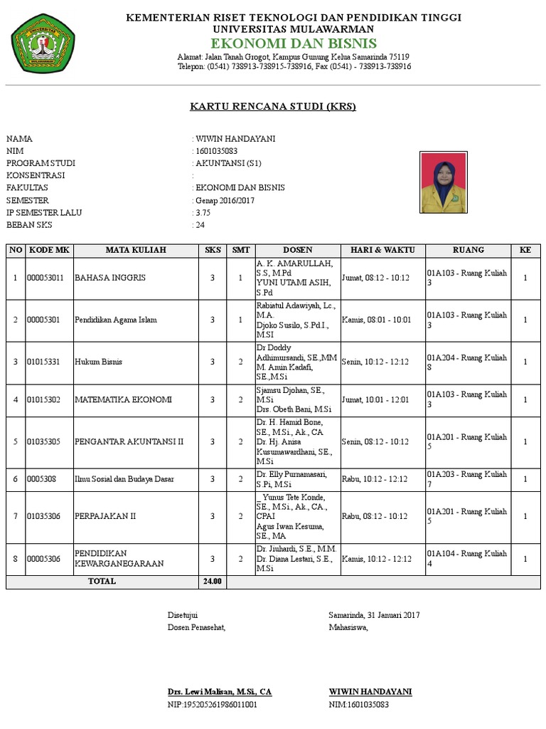 KRS Akuntansi Wiwin Handayani 2017 | PDF